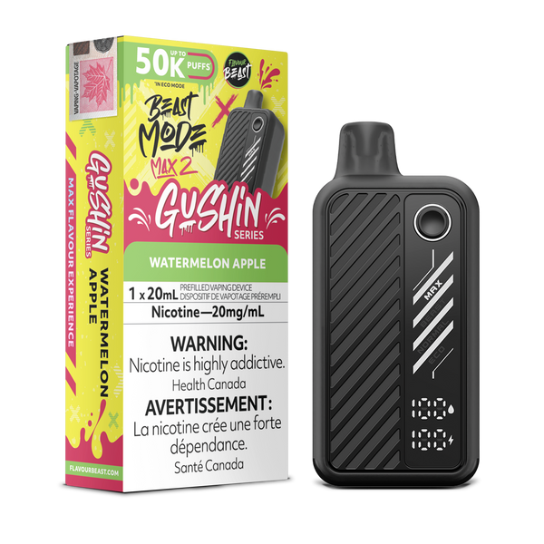 Flavour Beast Beast Mode Max 2 - Gushin Watermelon Apple 20mg - Avalon ...