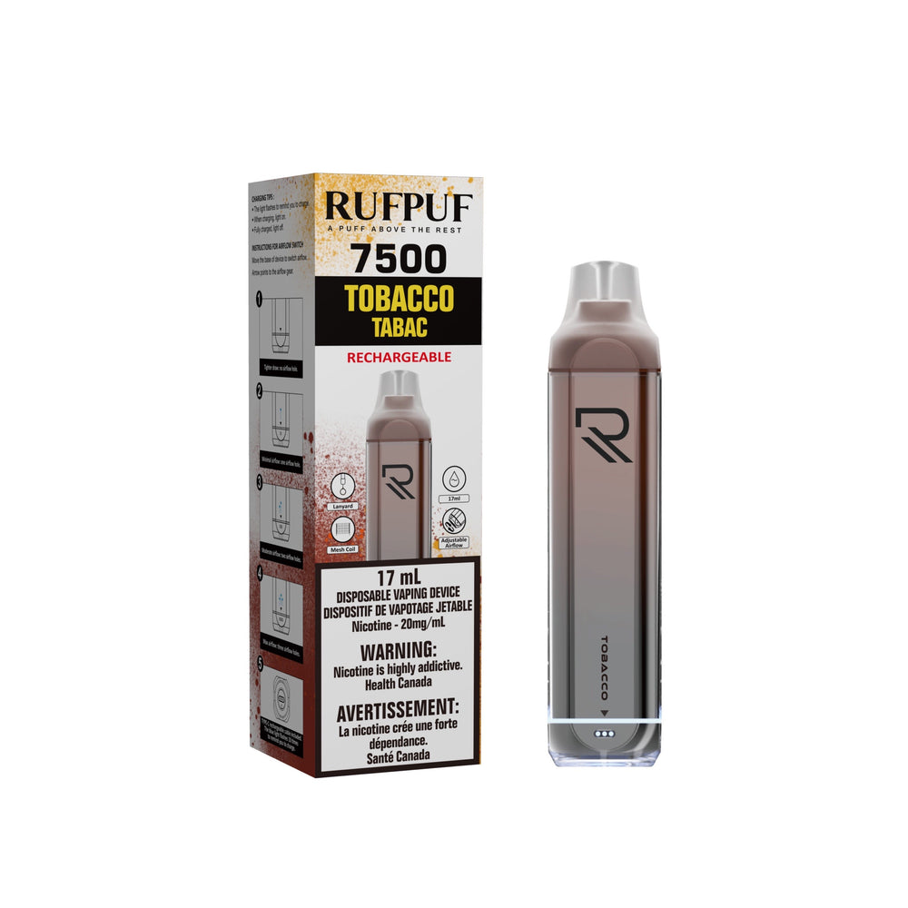 RufPuf 7500 Rechargeable Disposable - Avalon Vapor